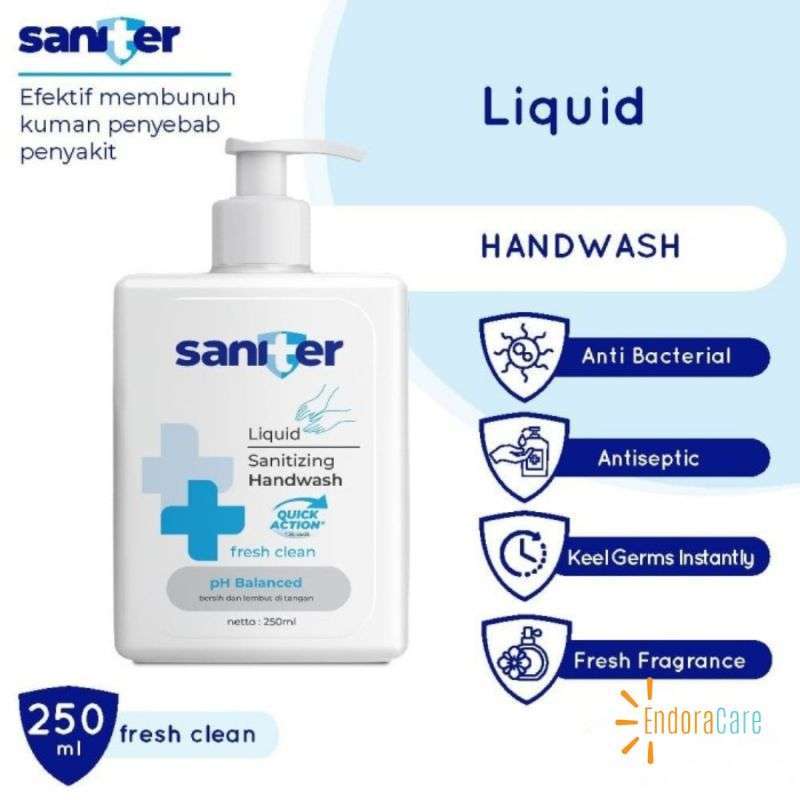 Jual SANITER Sanitizer Hand Wash Bottle Sabun Cuci Tangan Botol Pump ...