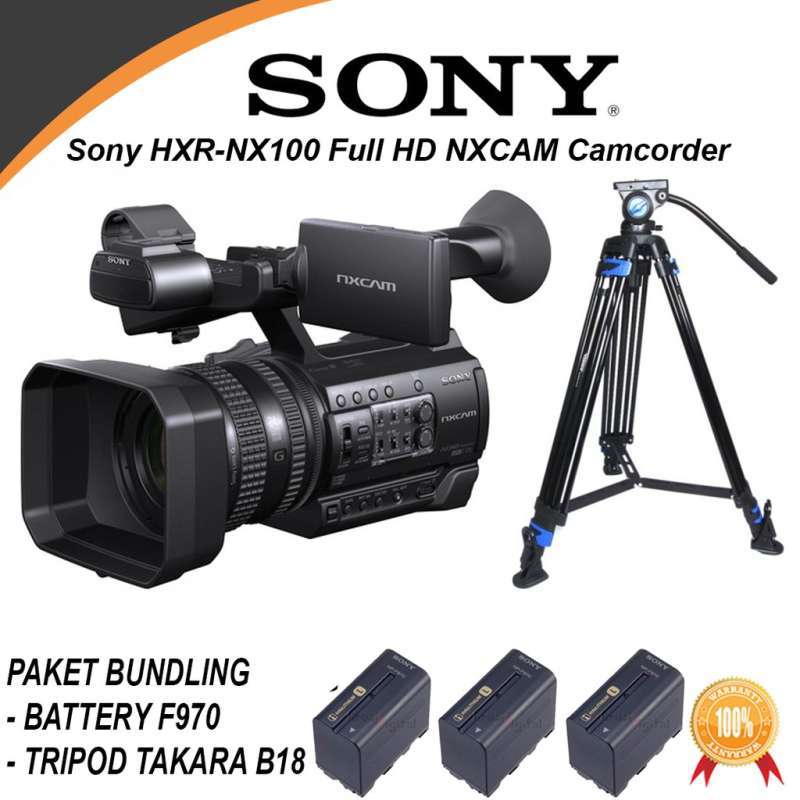 Jual Sony Nx100 Hxr-nx100 Full Hd Nxcam Camcorder Paket Bonus ...