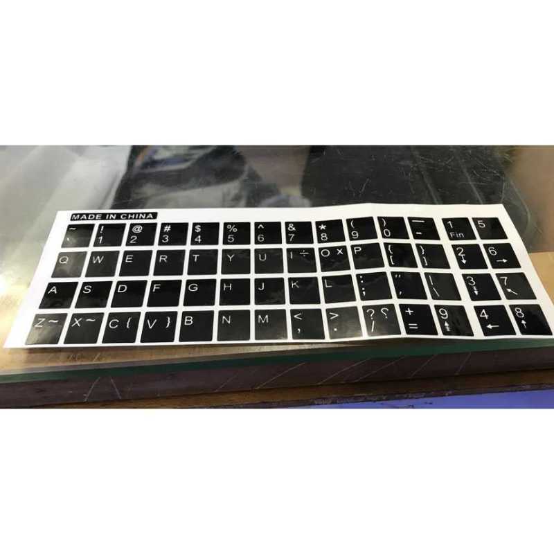 Jual Vrs English Layout Sticker For Keyboard / Stiker Keyboard Di ...