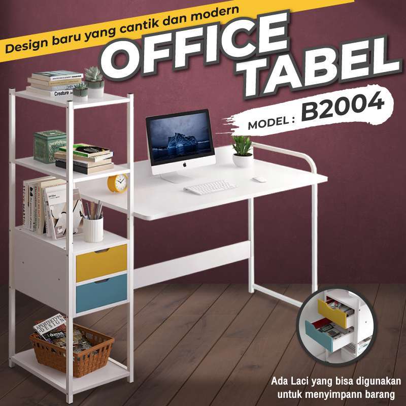 Promo MEJA KOMPUTER / COMPUTER DESK / MEJA BELAJAR KAYU / MEJA BELAJAR ...