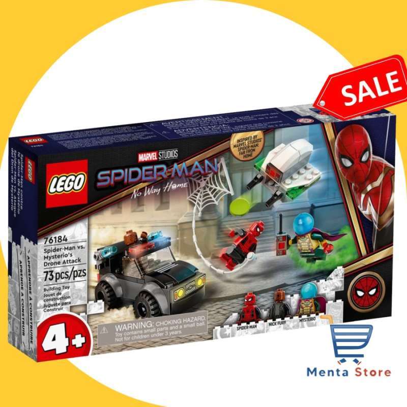 Promo LEGO Spiderman 76184 Spider-Man vs. Mysterio Drone Attack No Way ...