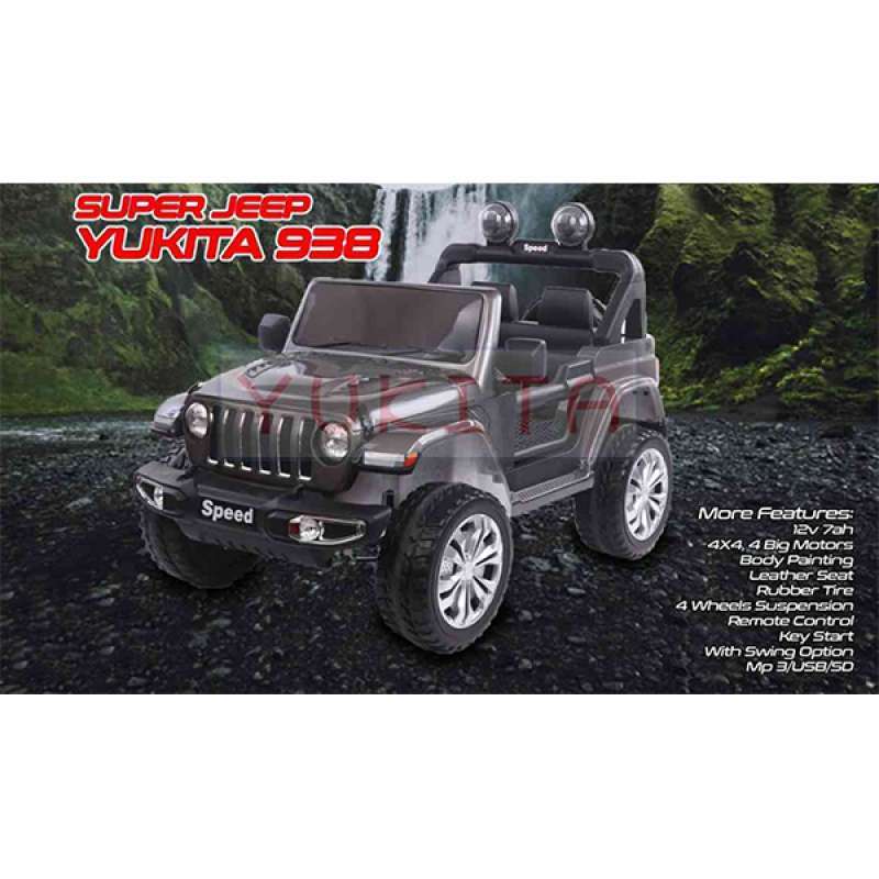 Jual Mobil Aki Mainan Anak Remote Control Super Jeep Yukita938 Paint ...