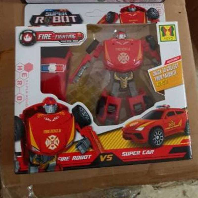 Jual Mainan Robot Bisa Jadi Mobil Polisi 668-1 di Seller Eloise Shop ...