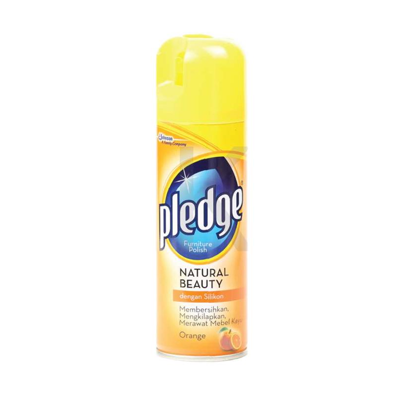 Promo PLEDGE FURNITURE POLISH MEBEL NATURAL BEAUTY ORANGE AEROSOL 170ML ...