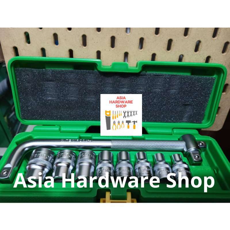 Jual Kunci Sok Set Isi 10 Pcs 8 - 24 mm TEKIRO / Kunci Shock Socket Set 10pcs di Seller Asia ...