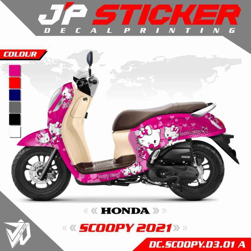 Jual Decal Sticker - Dekal Stiker motor full body SCOOPY NEW 2021 ...