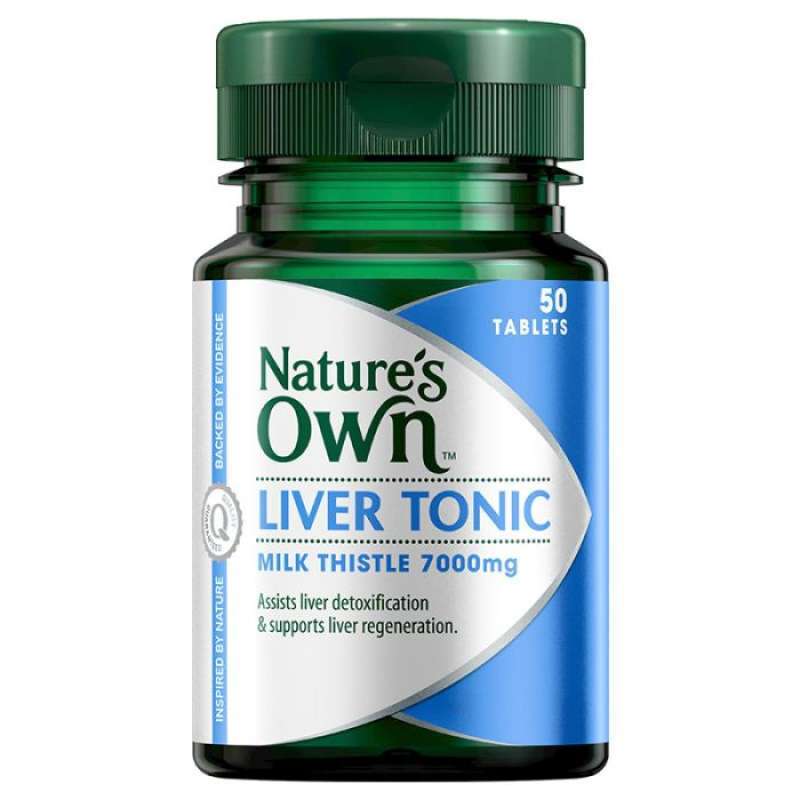 Jual Nature's Own Liver Tonic Milk Thistle 7000mg Tab X 50 di Seller ...