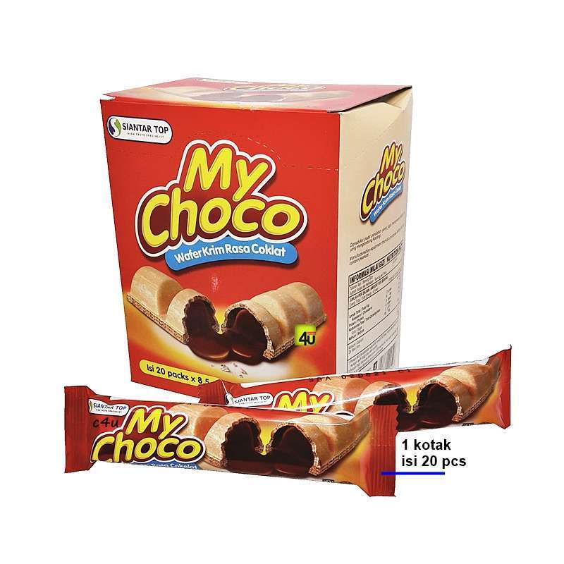 Promo Siantar Top MY CHOCO [1 kotak isi 20 pcs] Diskon 4% di Seller ...