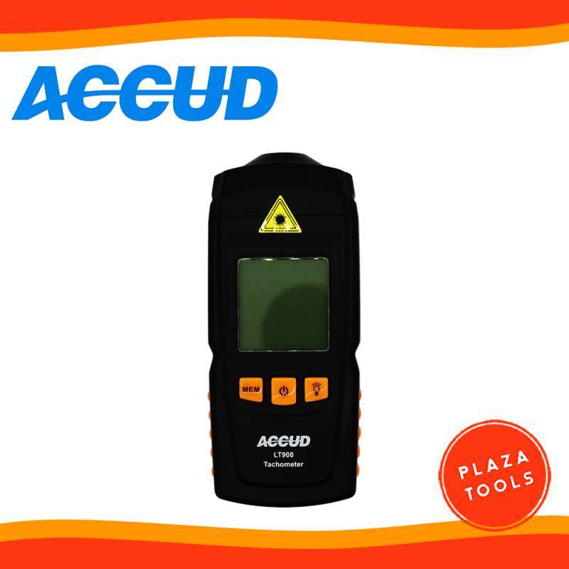Jual Alat Ukur Kecepatan Putaran ACCUD LT900 Digital Laser Tachometer - Hitam di Seller Plaza ...