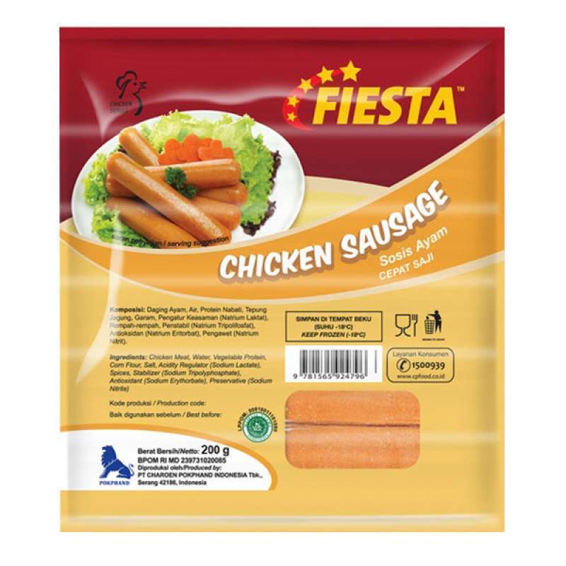 Jual Fiesta Chicken Sausages 200 Gr di Seller Hypermart MTC Bandung ...