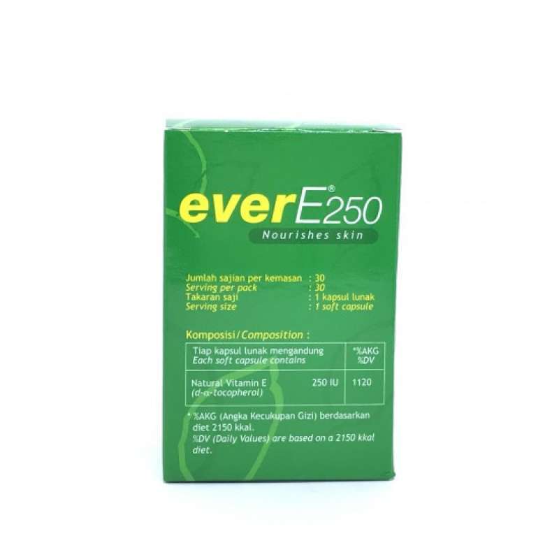 Jual Ever E 250 Iu Caps Botol 30`s Di Seller Viva Apotek - Sendangmulyo ...
