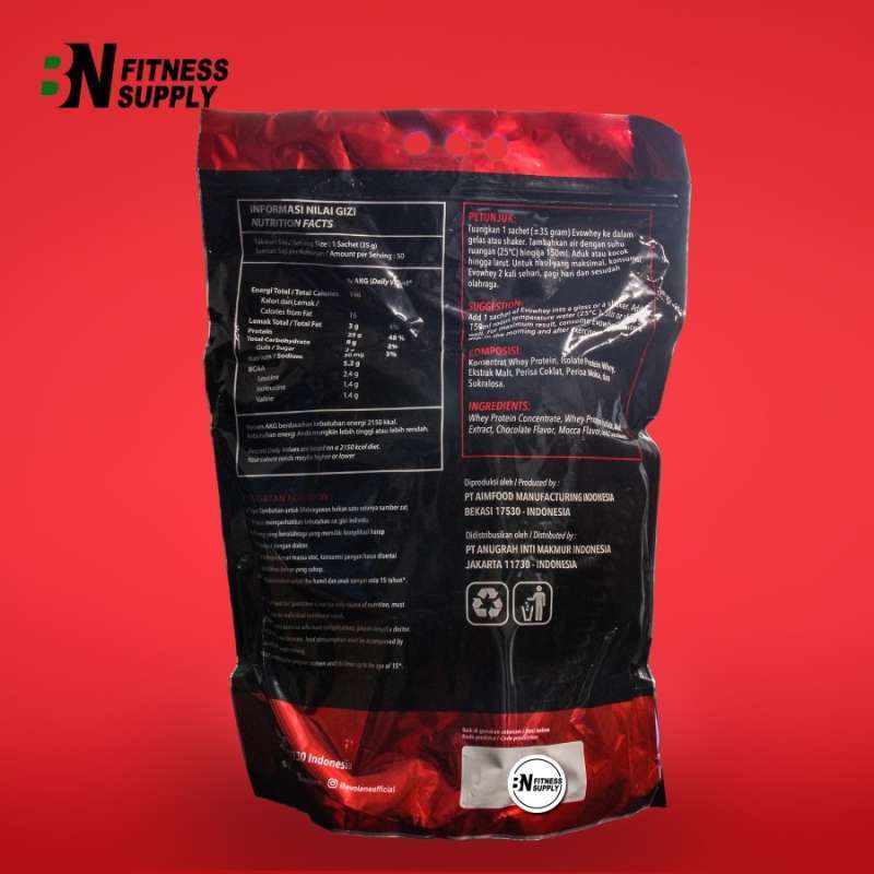 Jual Evolene Evowhey Evo Whey Protein - 50 Sachet - - Chocolate Di ...
