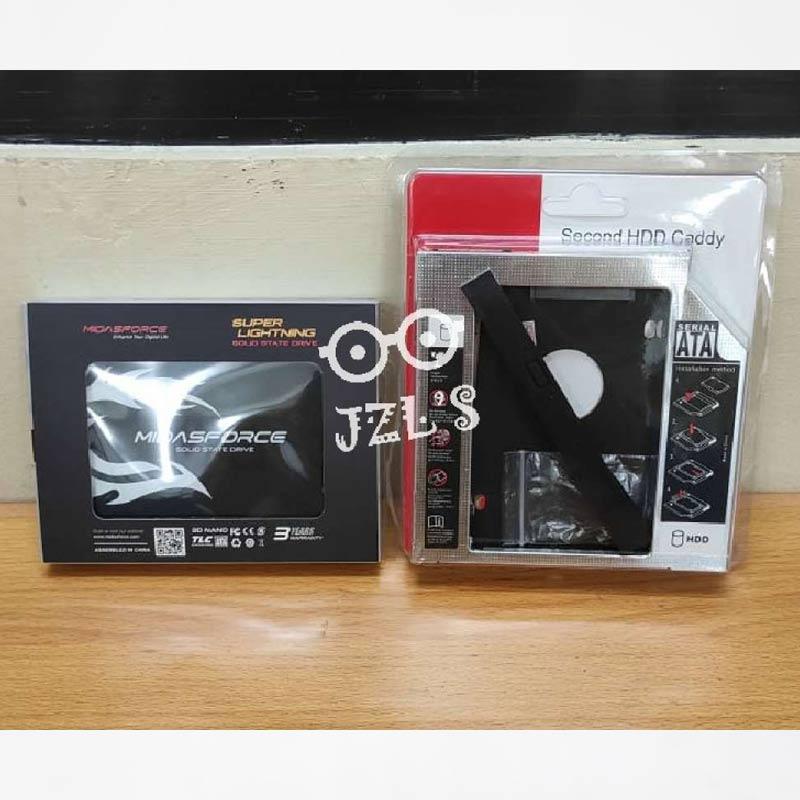 Jual PAKET SSD MiDAS FORCE 128GB SUPERLIGHTNING dan Caddy 12.7 di ...