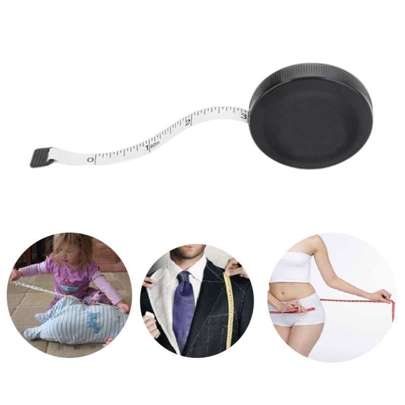 Promo Portable Mini 1.5 Meter Tape Measure Double Scale for Body Fabric ...