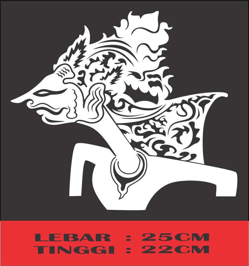 Jual STICKER CUTTING WAYANG di Seller Ghuns shop - Kelapa Indah, Kota ...