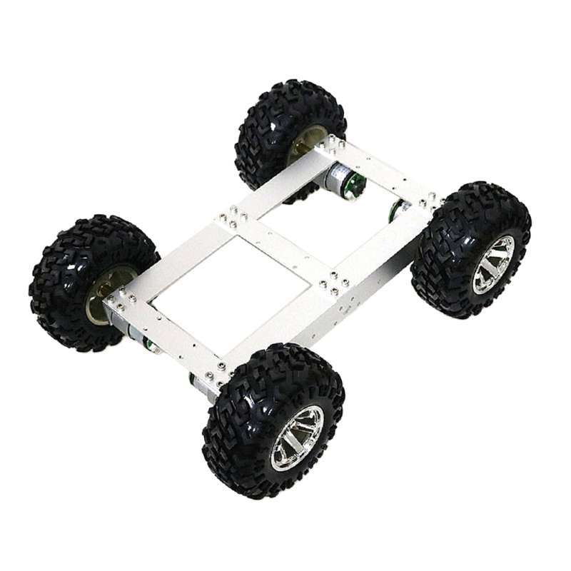 Promo C4 4wd Smart Car Chassis - 130mm Wheel Mechanism Kit DIY Robot ...