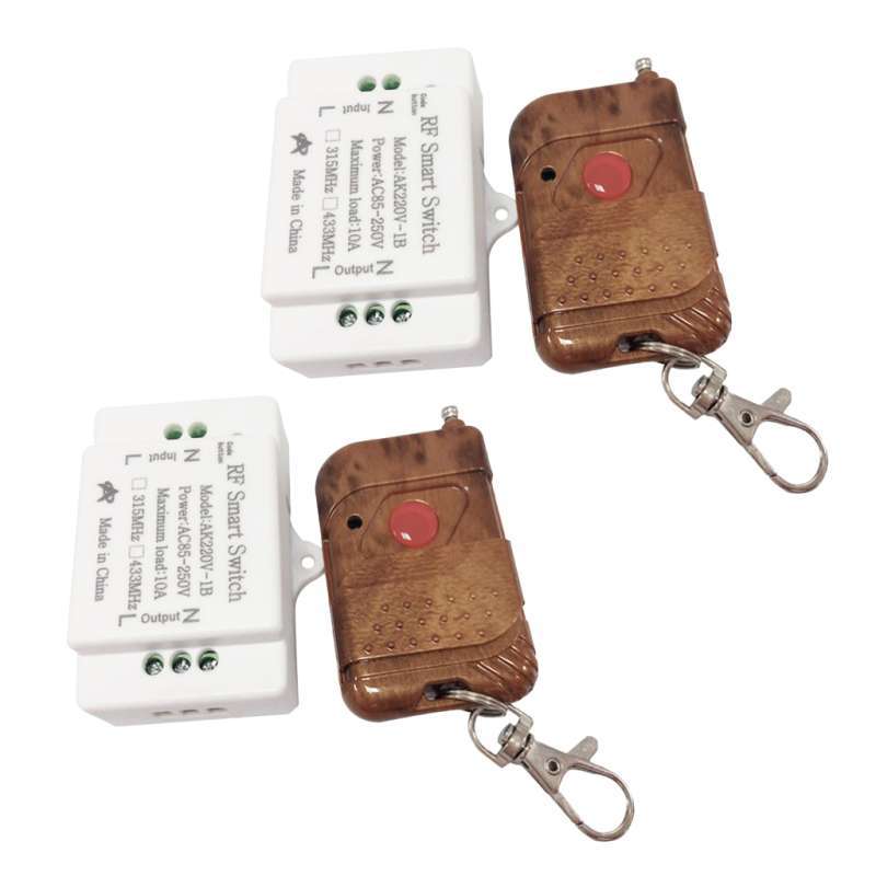 Promo 2xWide Voltage Remote Control Switch Wireless RF Remote Control ...