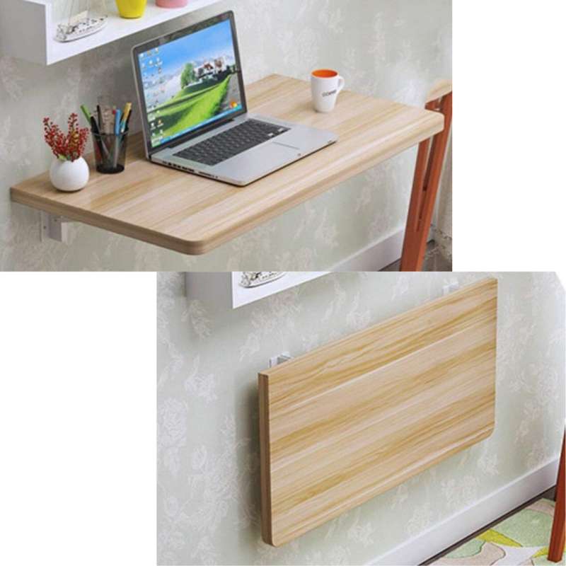 Jual Meja Lipat Dinding 60x40cm Menahan Beban Sampai 60kg Meja Komputer ...