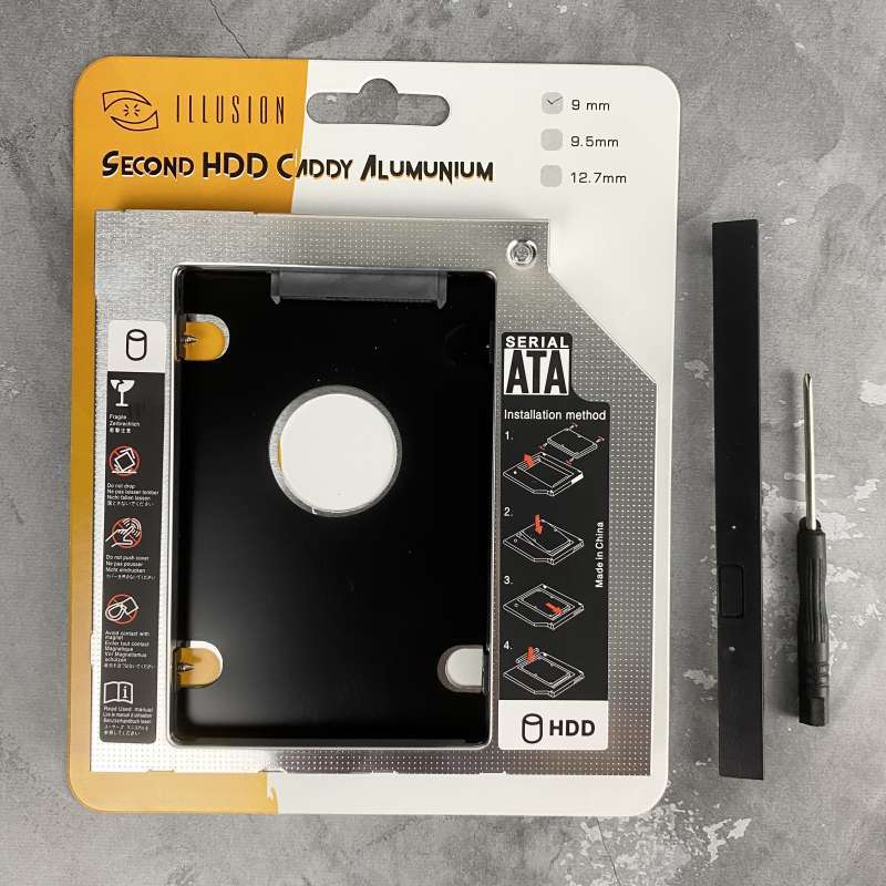 Jual Illusion SATA Second HDD Caddy 9mm Slim Special di Seller tech id ... Jual Illusion SATA Second HDD Caddy 9mm Slim Special di Seller tech id ...