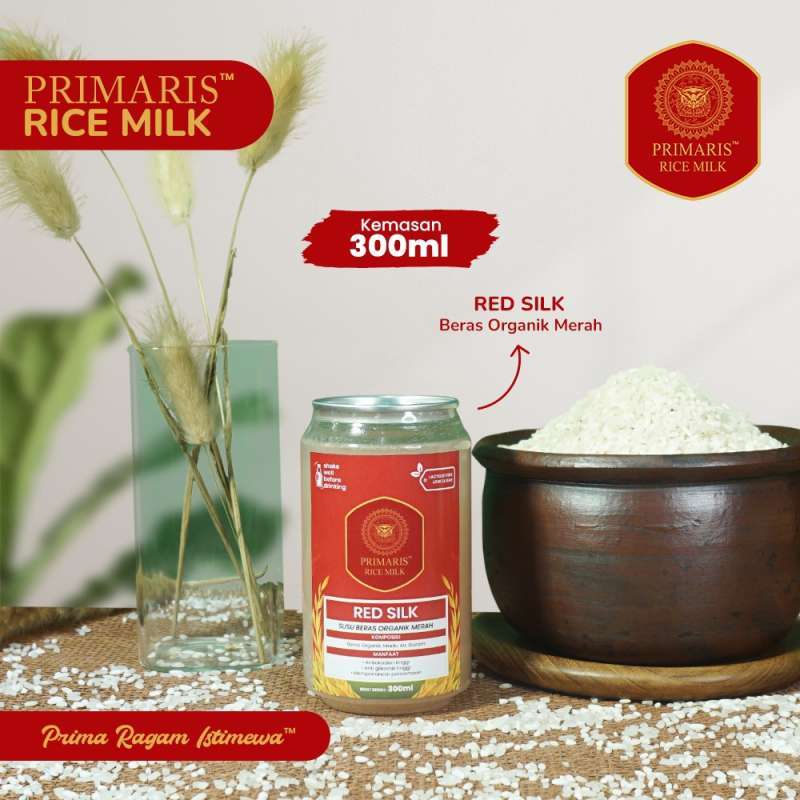Jual PRIMARIS RICE MILK RED SILK 300 ML di Seller Primaris Indonesia ...