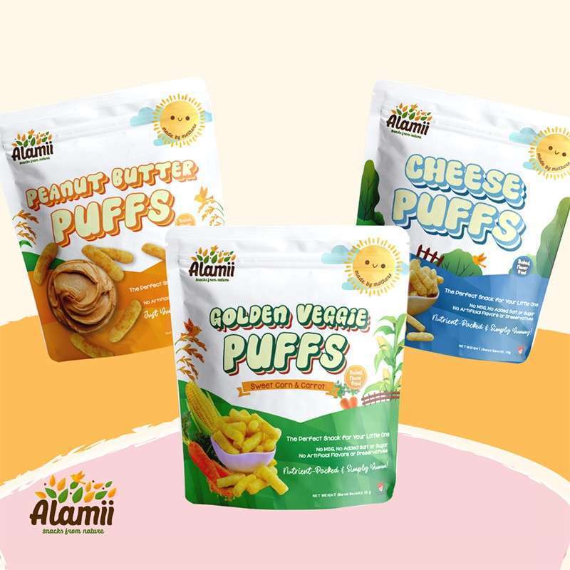 Promo Alamii Puffs - Golden Veggie 25gr Diskon 3% di Seller A to Z ...