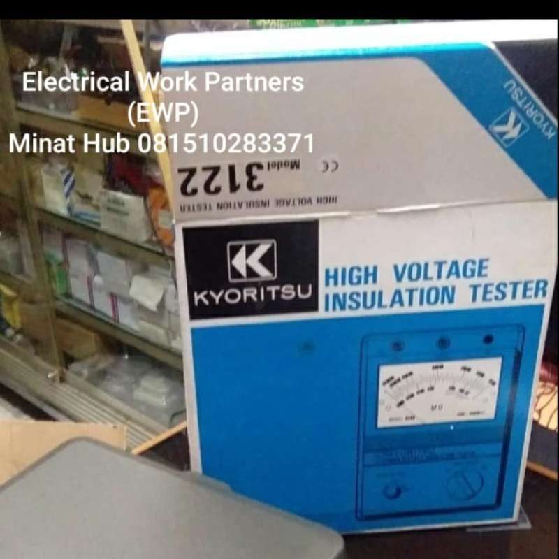 Jual Kyoritsu 3122 High Voltage Insulation Tester Analog Di Seller Ewp ...