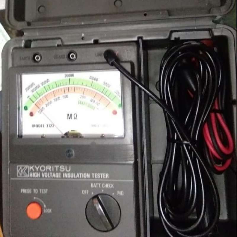 Jual Kyoritsu 3122 High Voltage Insulation Tester Analog Di Seller Ewp ...