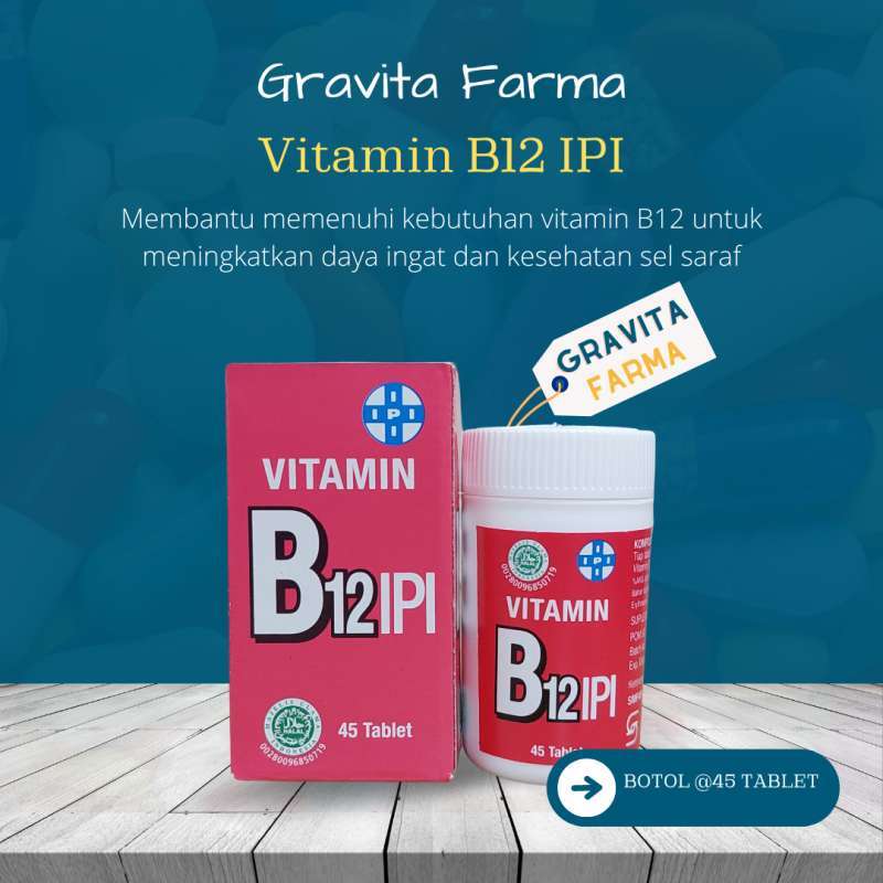 Jual Ipi Vitamin B12 Multivitamin [45 Tablet] di Seller Apotek Gravita ...