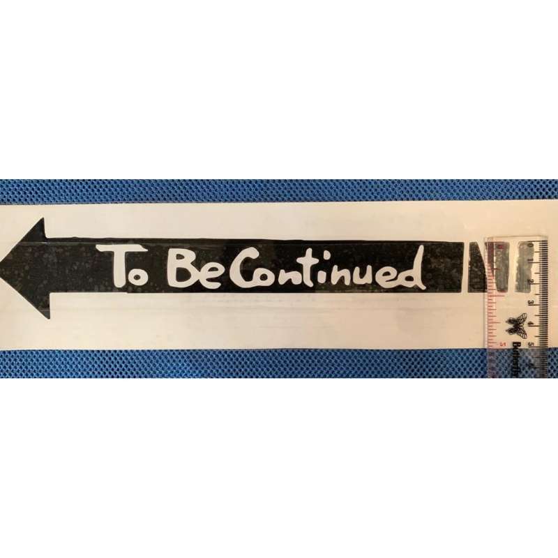 Jual Jojo Bizarre Adventure - To Be Continued Cutting Sticker Di Seller ...