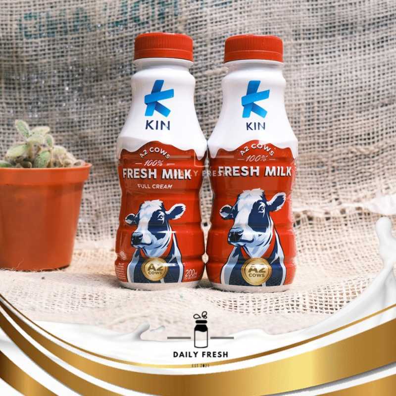 Jual KIN UHT FRESH MILK 200 ML FULL CREAM KIN SUSU UHT FULL CREAM di Seller Daily Fresh Jakarta ...