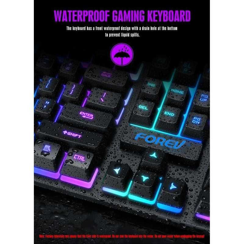 Jual Forev Gaming Keyboard Led Rgb With Mouse 1000dpi - Fv-q305s Hitam ...