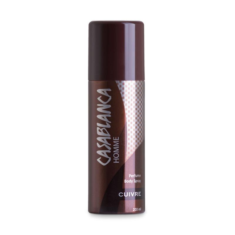 Promo Casablanca Cuivre Copper Body Spray Pria [200 mL] Diskon 20% di ...