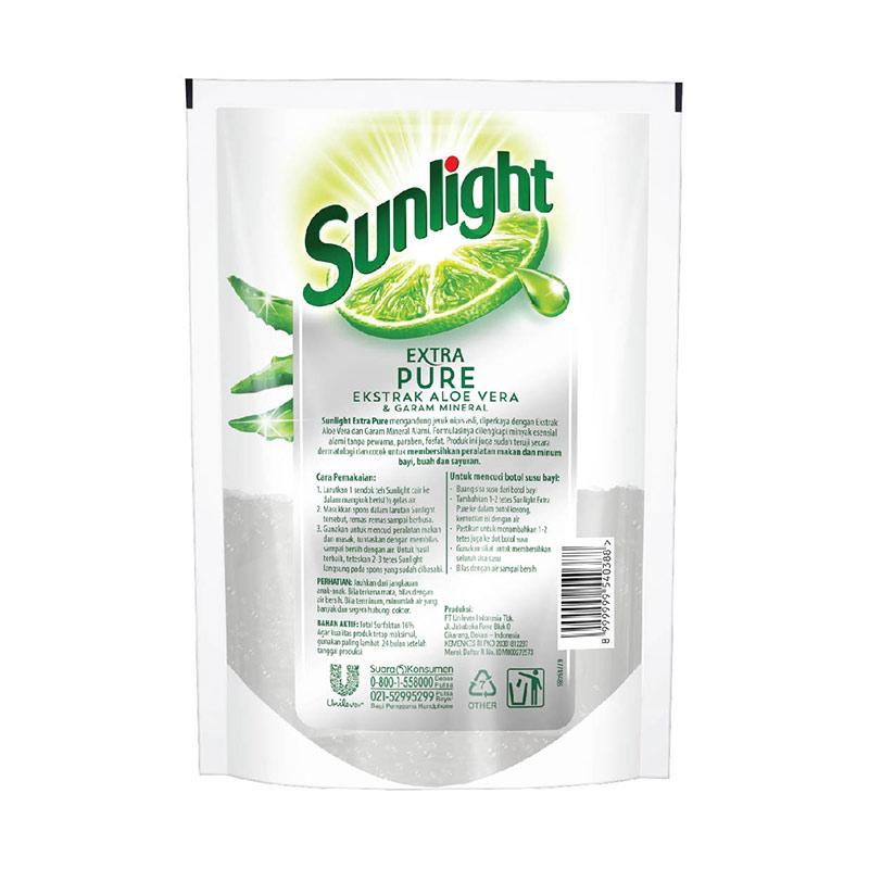 Jual Sunlight Extra Pure Sabun Cuci Piring [720 Ml/ Kemasan Pouch] - Di ...