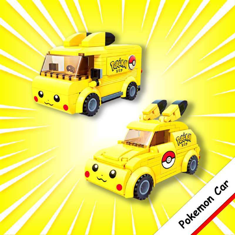 Jual Mainan Edukasi Anak Mobil Mobilan Block Brick Pokemon Pikachu di ...