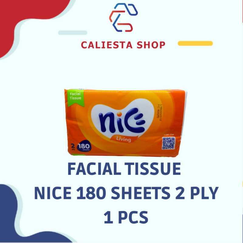 Promo Nice Facial Tissue 180 Sheets - 2 Ply Diskon 31% Di Seller ...