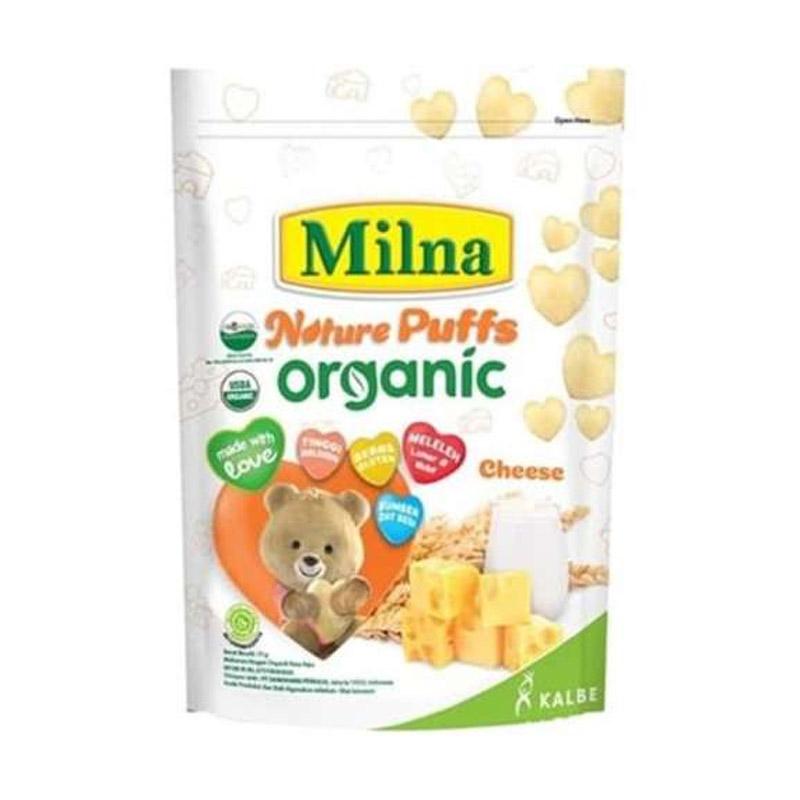 Jual Milna Nature Puff Organic Cheese 15 gram di Seller PALEM SUSU ...