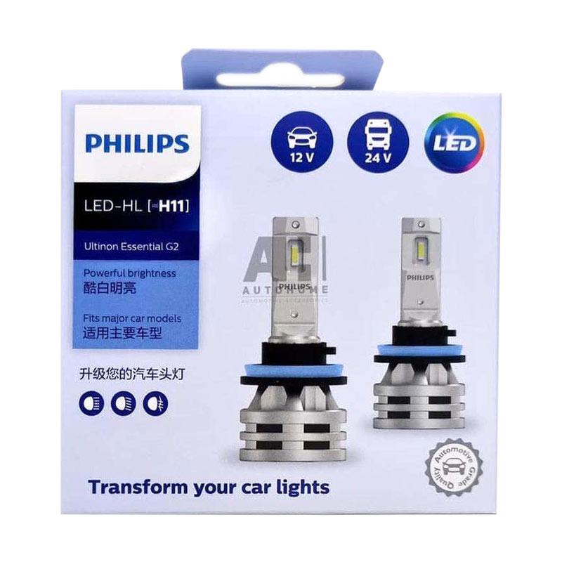 Jual Philips Led H11 Ultinon Essential G2 - Lampu Mobil Putih di Seller Barcode Auto Shop - Kota ...