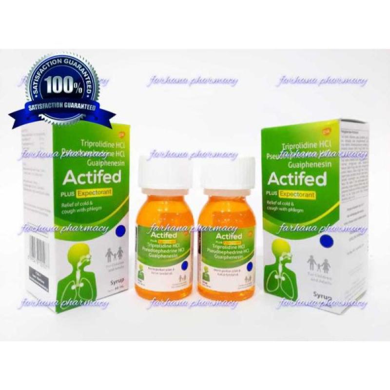 Jual Jual Promo Actifed Hijau 60 ml - Actifed Plus Expectorant - Pilek ...