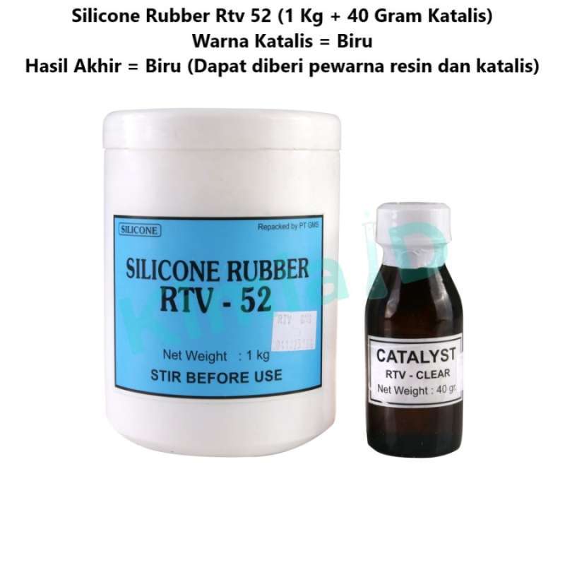 Jual KIMIA.ID Silicone Rubber Rtv 52 1Kg Epoxy Resin Bening Resin ...