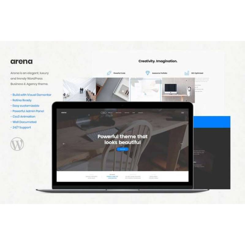 Jual Wordpress Template WP Arena Business & Agency Theme di Seller ...