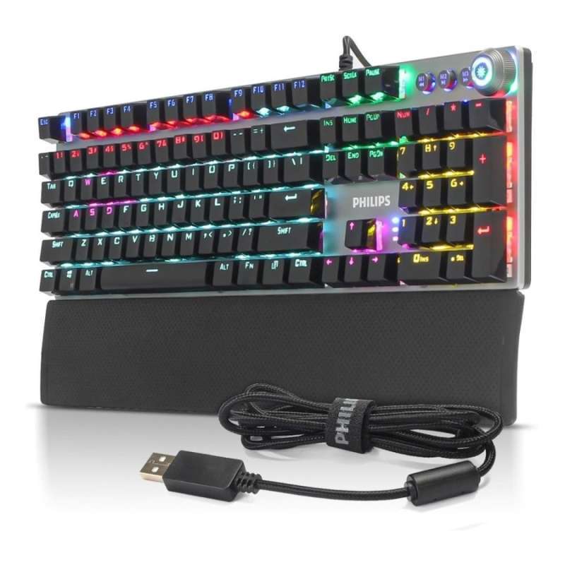 Jual Philips G614 - 2.4GHZ Mechanical Gaming Keyboard - Hitam di Seller ...
