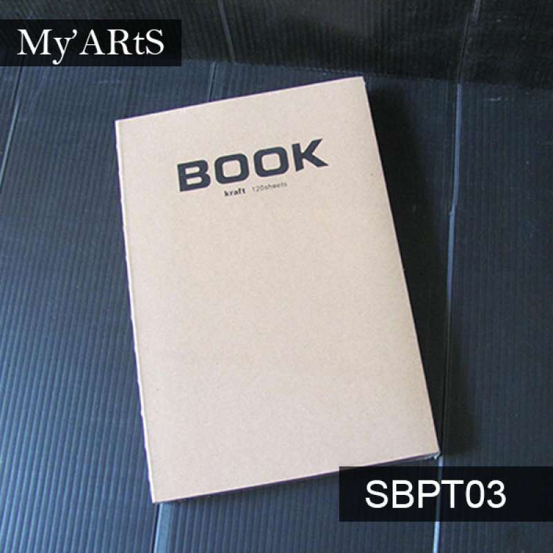 Jual Potentate Kraft Paper Sketch Book A5 120 Lembar - Buku Sketsa ...