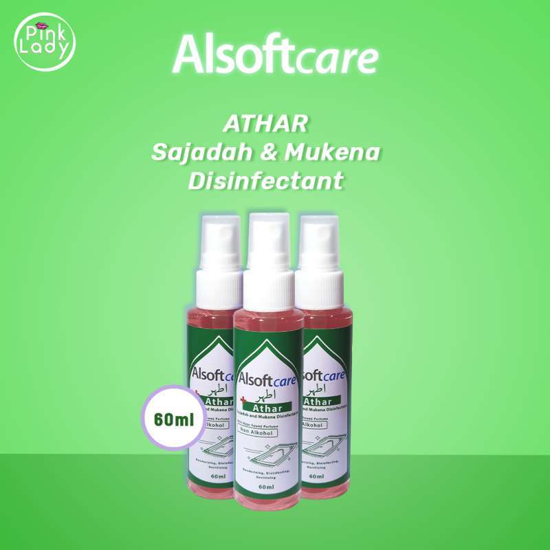 Promo Disinfectant Spray Sajadah dan Mukena Alsoftcare Athar - 60ml ...