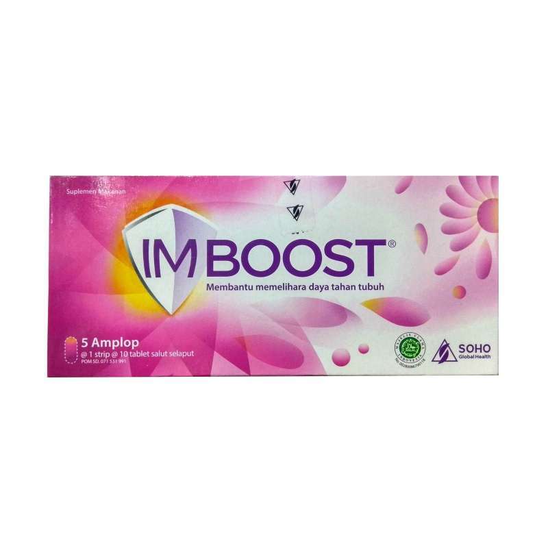 Jual Imboost Tablet Daya Tahan Tubuh 1 Box Isi 50 Tablet Original Di Seller Asisten Shopping ...
