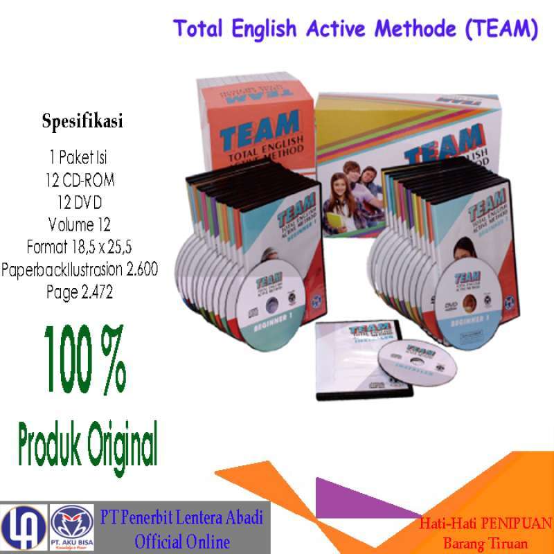 Promo Total English Active Methode (team) - 1 Paket Isi 12 Buku + 12 ...