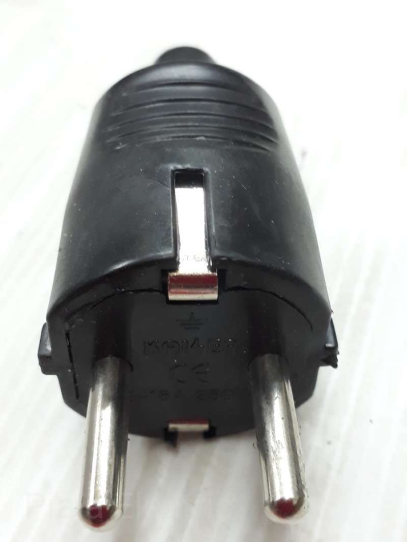 Jual Steker Arde karet industri/industrial steker hitam Kaiser 16 A 2 ...