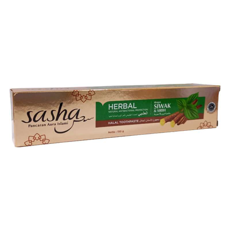 Jual Sasha Tooth Paste Siwak Antibacterial 150G - Multicolor di Seller ...