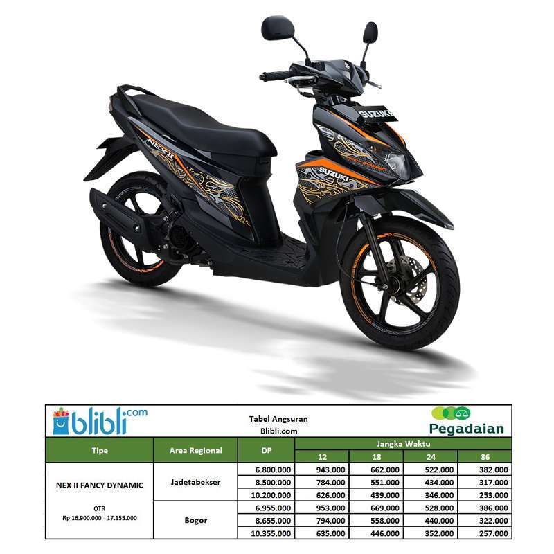 Jual Pegadaian - Suzuki Nex II Fancy Dynamic Sepeda Motor [OTR ...