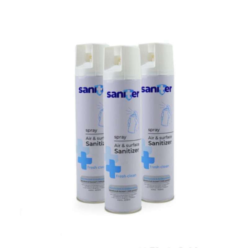 Jual Saniter Spray 400 ml / Saniter Disinfektan spray 400ml di Seller ...