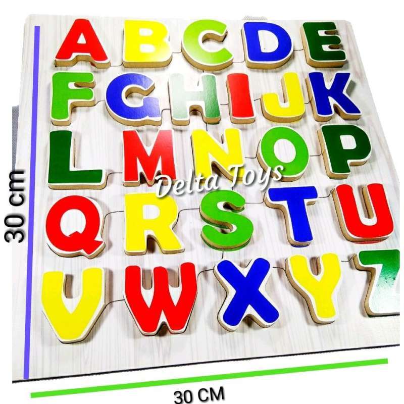 Promo MAINAN ANAK EDUKASI ANAK - PUZZEL KAYU HURUF CHUNGKY - TIMBUL 3 ...
